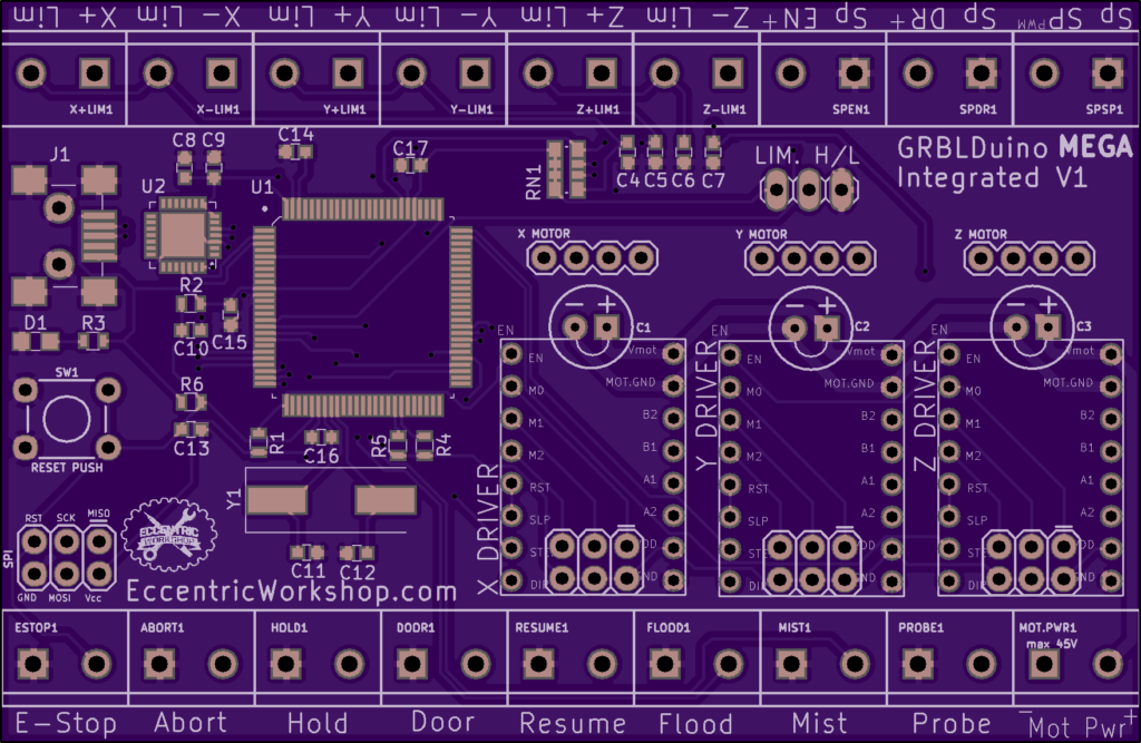 Introducing GRBLDuino Mega Integrated